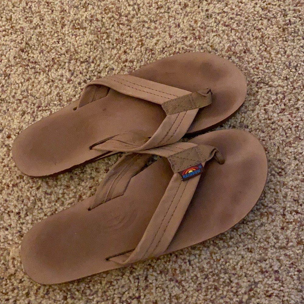 Rainbow Flip Flops - Gem